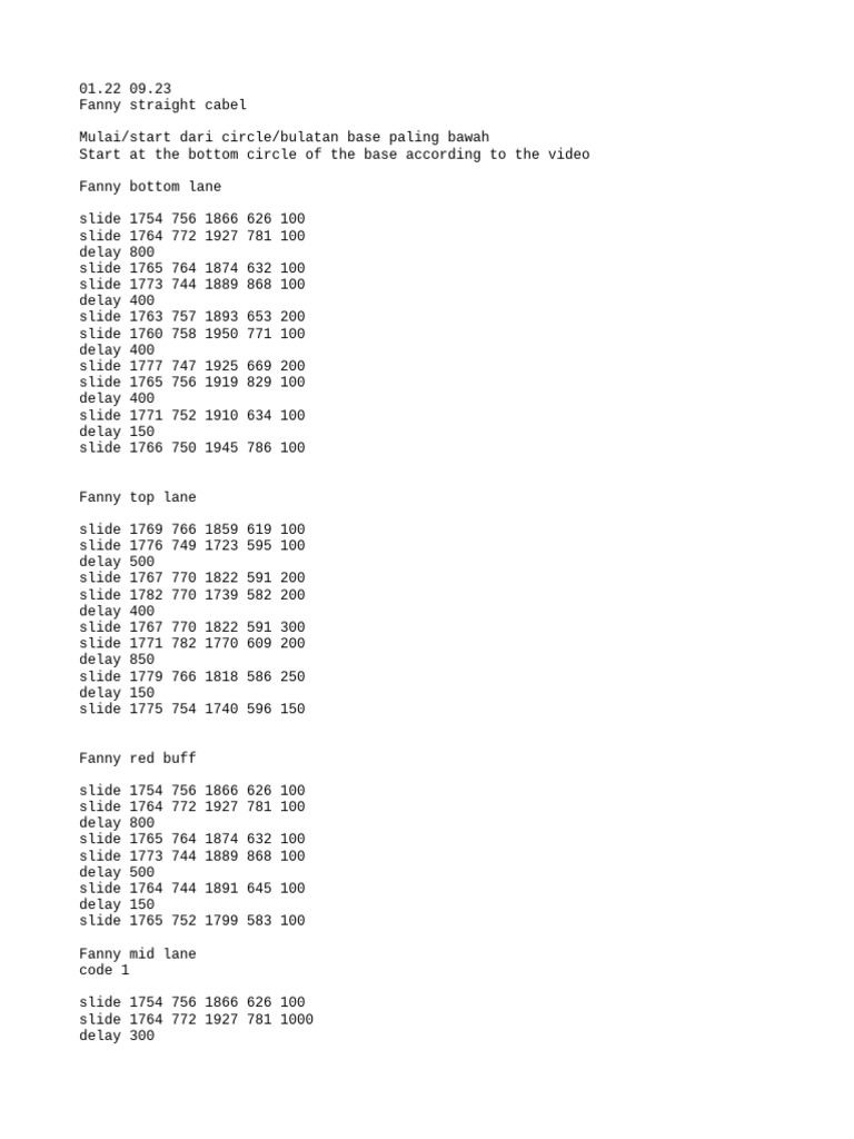 Fanny Straight Cable 1 Tap | PDF