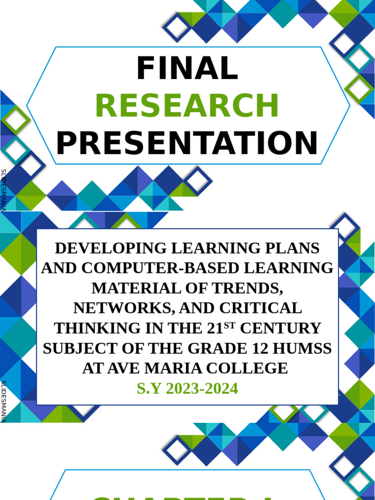 Developing Cblm For Grade 12 Humss Pdf Educational Technology