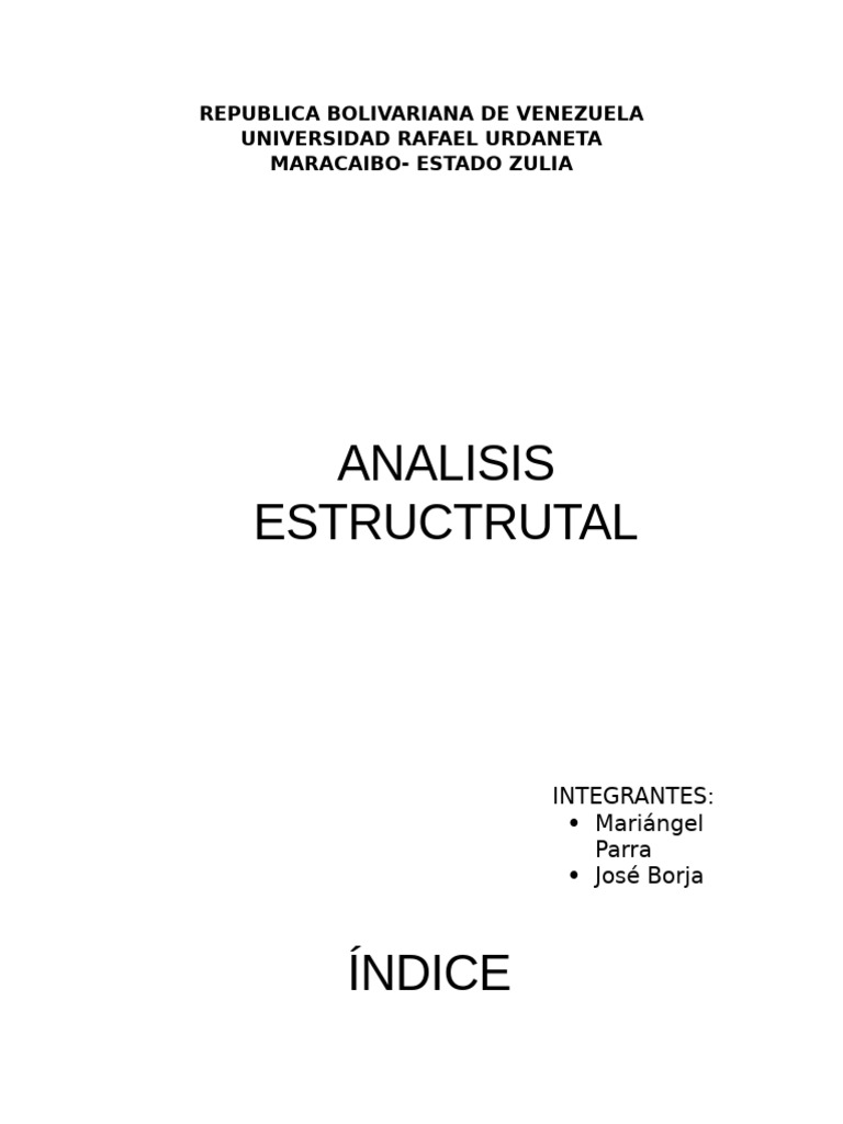 Trabajo Final de Analisis Estructural | PDF