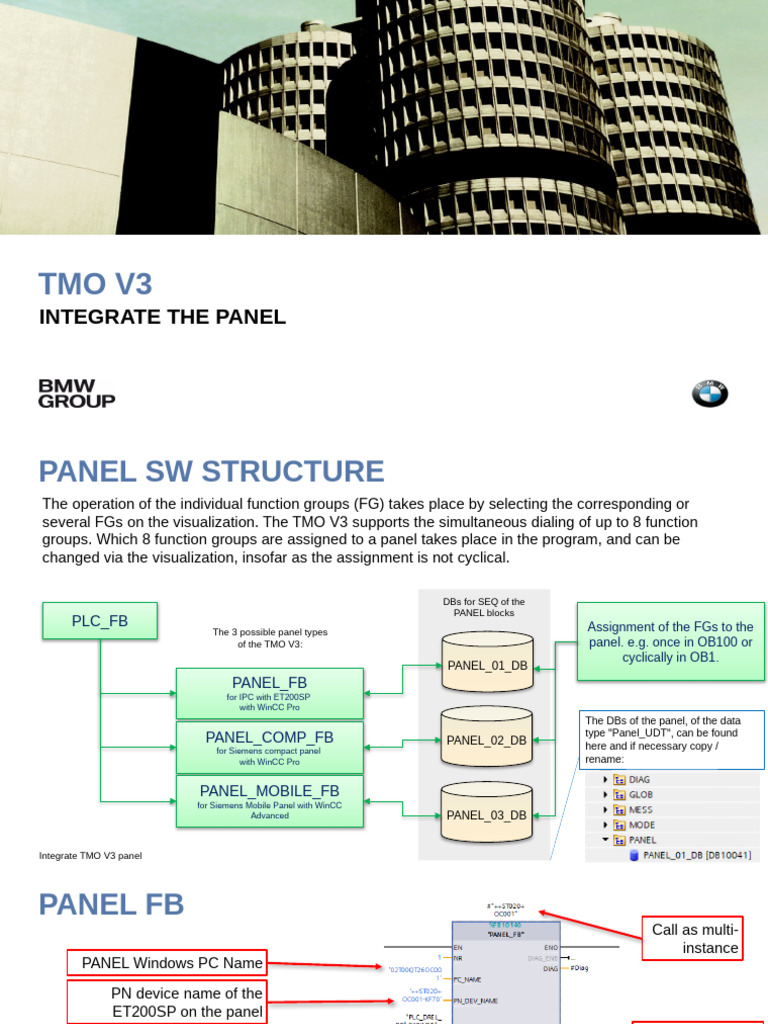 2 (TMO V3) PANEL Einbinden | PDF | Software | Computer Science