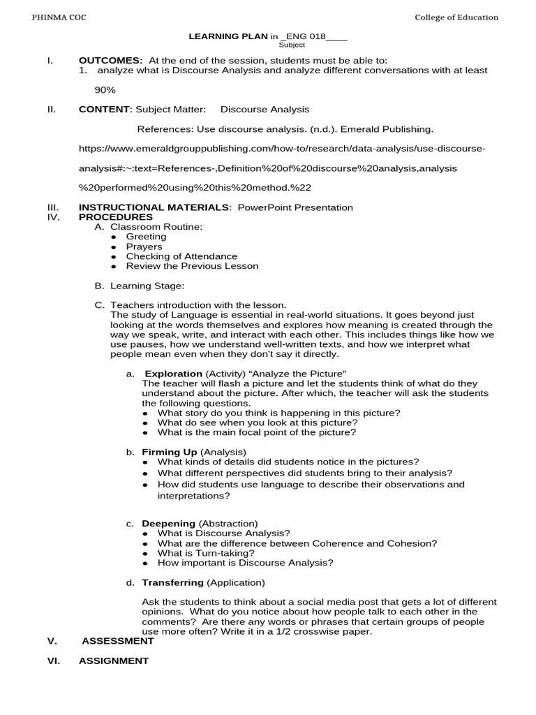 (Module 19) Lesson Plan | PDF | Linguistics | Behavior Modification