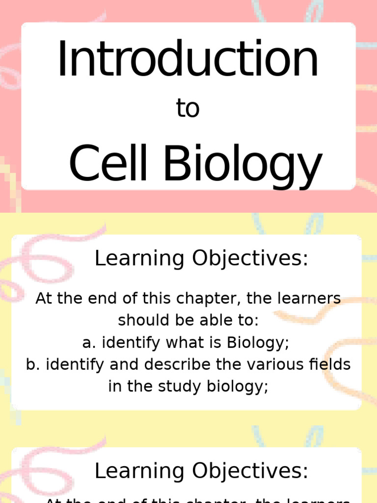 Chapter 1 Introduction of Biology SC | PDF | Biology | Science