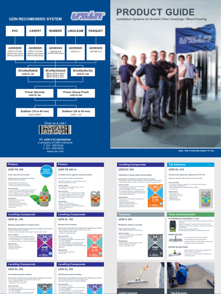 UZIN Flooring Solutions Guide | PDF | Concrete | Adhesive