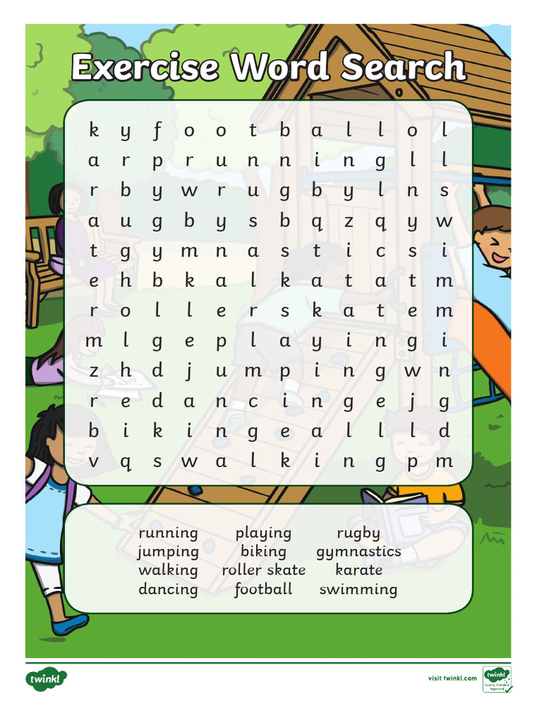 T SC 152 Exercise Word Search - Ver - 1 | PDF