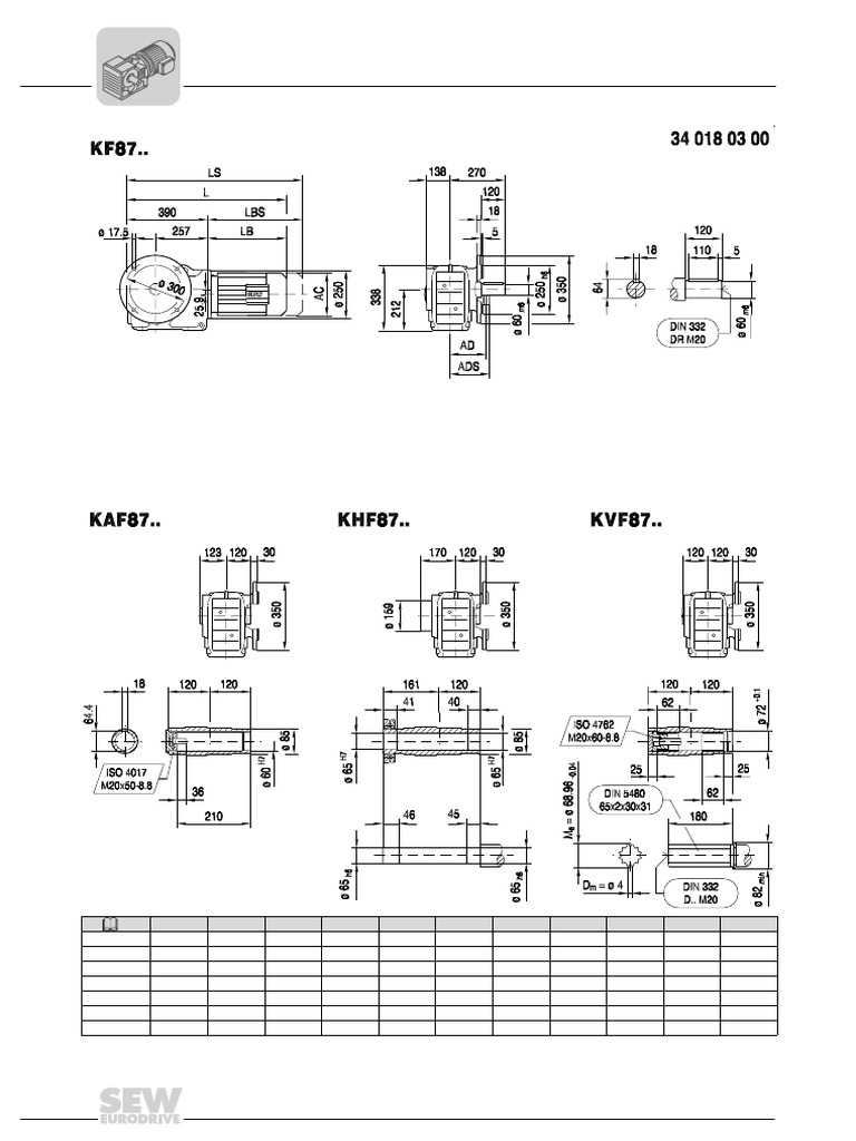 GM2003 Preiskatalog Maße Tabelle | PDF