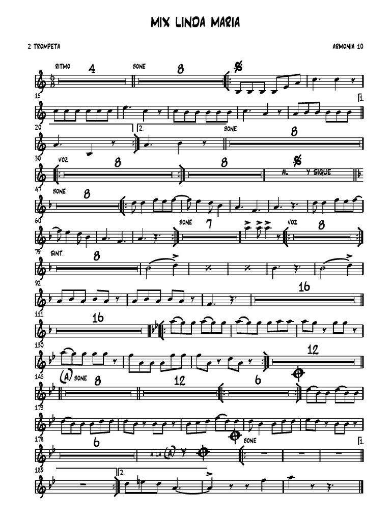 Mix Linda Maria 2 Tpta-1 | PDF