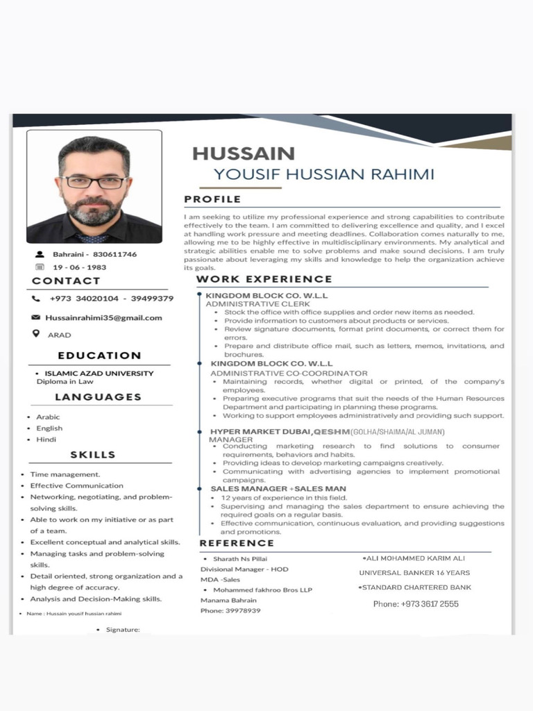 CV 23 New | PDF