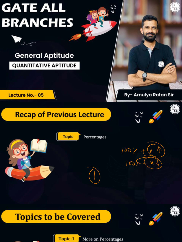 Quantitative Aptitude 05 - Class Notes | PDF