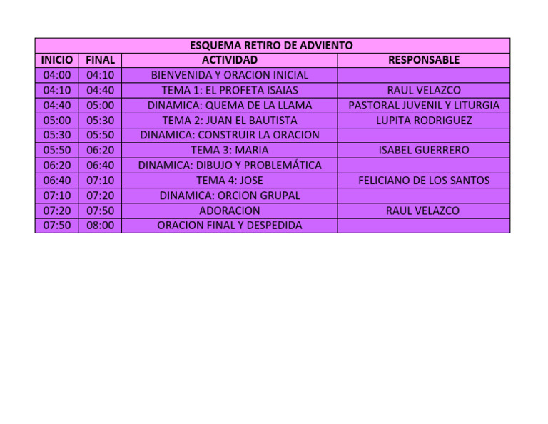 Retiro de Adviento | PDF