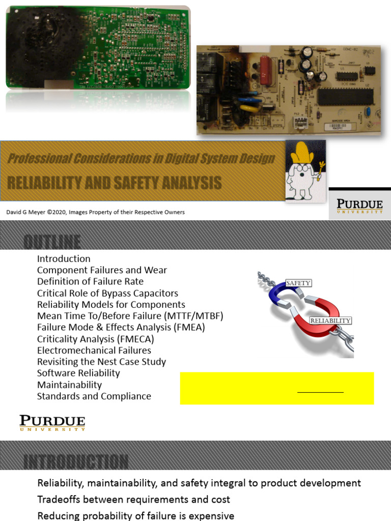 13-ReliabilityAndSafety | PDF | Reliability Engineering | Electrical Engineering