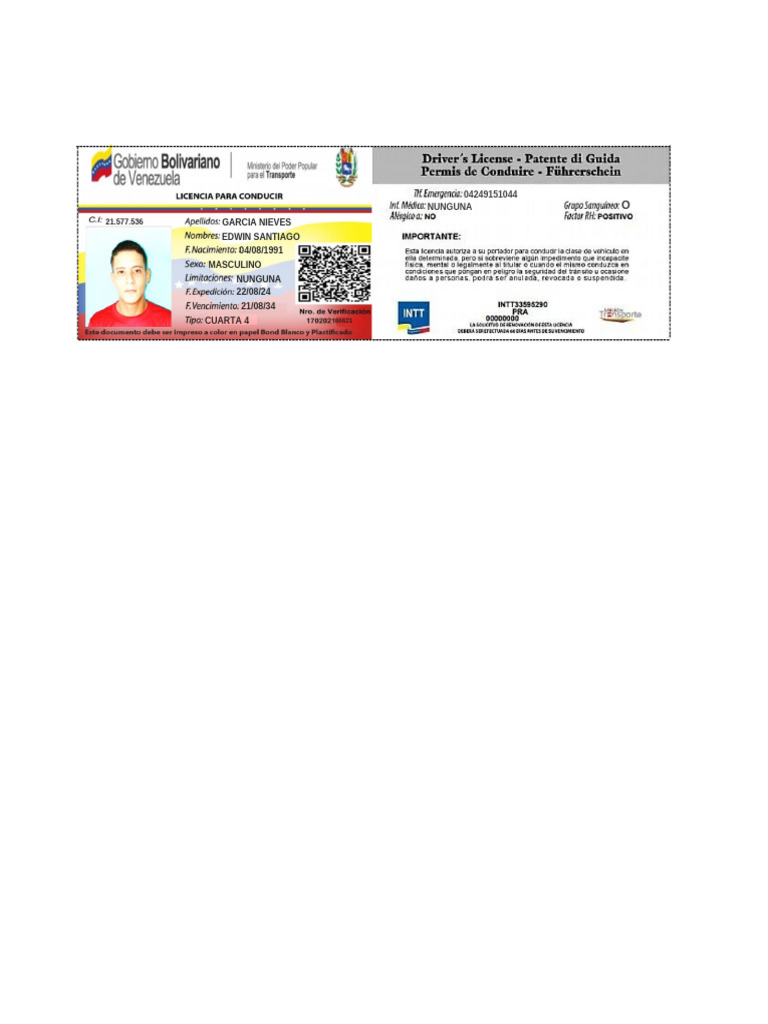 Licencia CUARTA | PDF