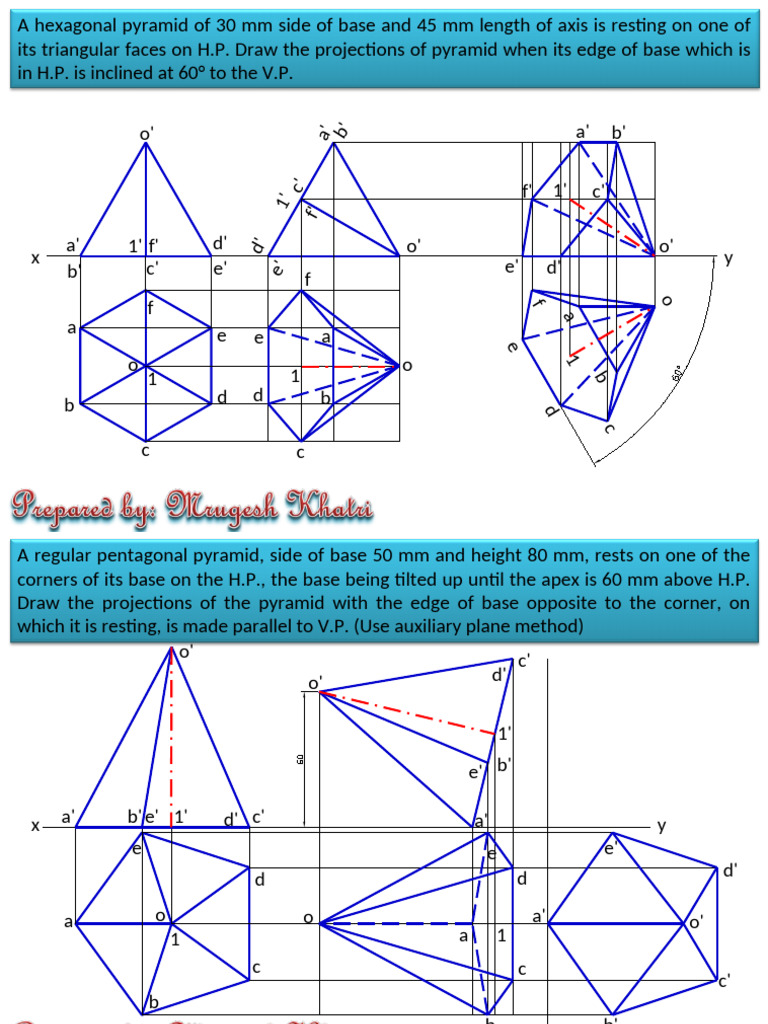 Projections of Solid | PDF | Elementary Geometry | Euclidean Geometry