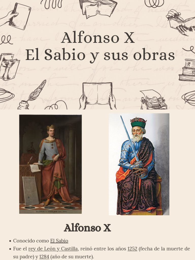 Alfonso X: Legado Cultural y Literario | PDF