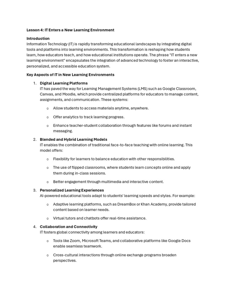 TTL2 Lesson 4 5 Activity | PDF | Creativity | Augmented Reality