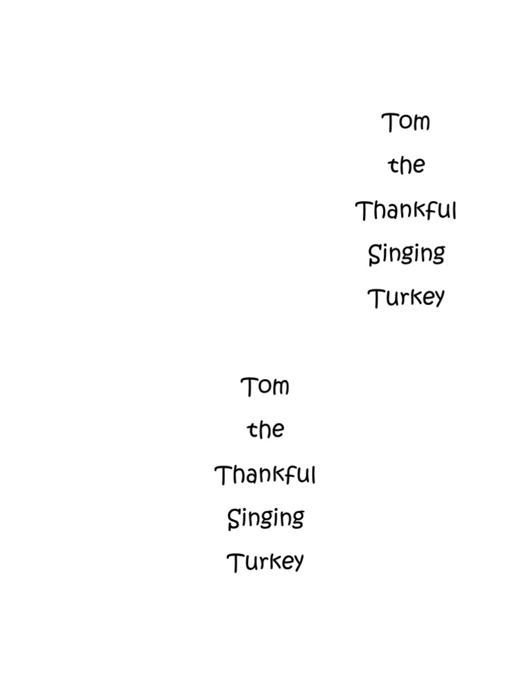 Tom The Turkey | PDF