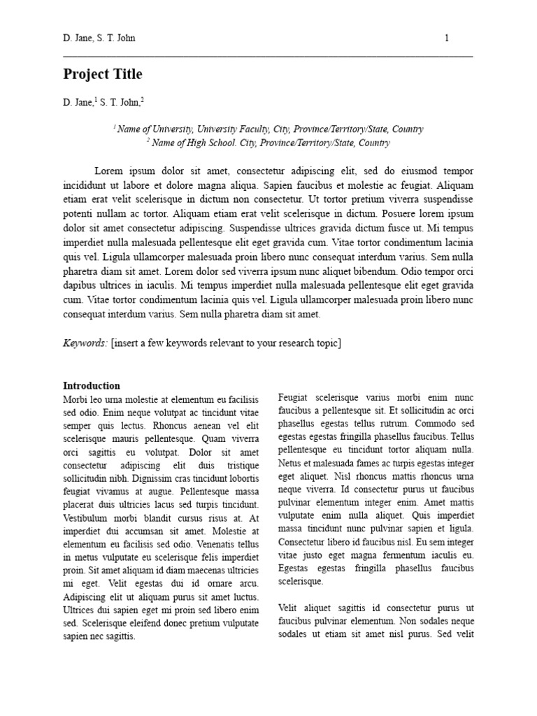 2025 Ideathon Proposal Template | PDF