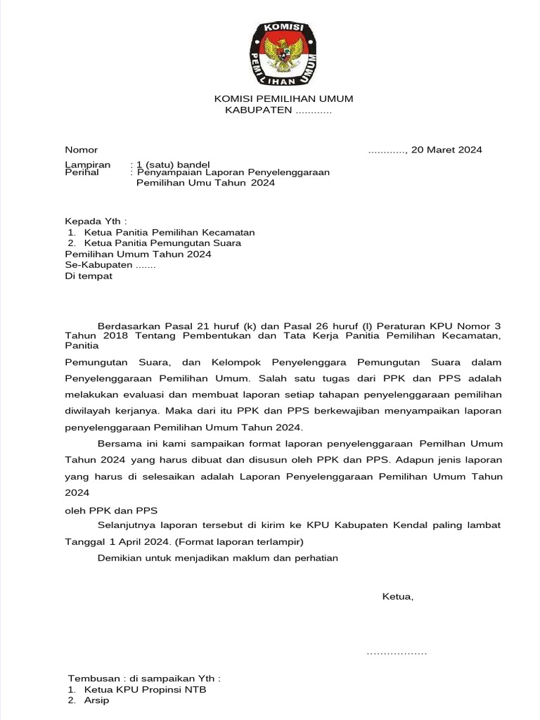 PDF Laporan PPK Dan Pps Tahapan Pemilu 2024 | PDF