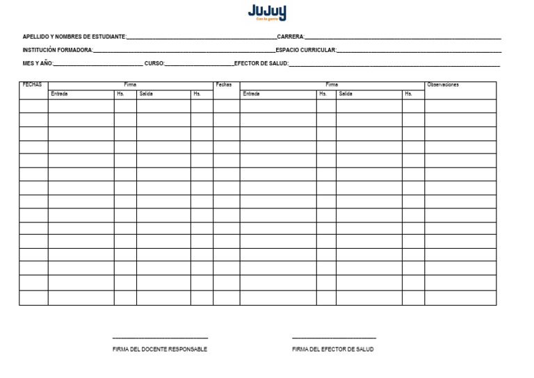 Modelo de Planilla 2024 | PDF