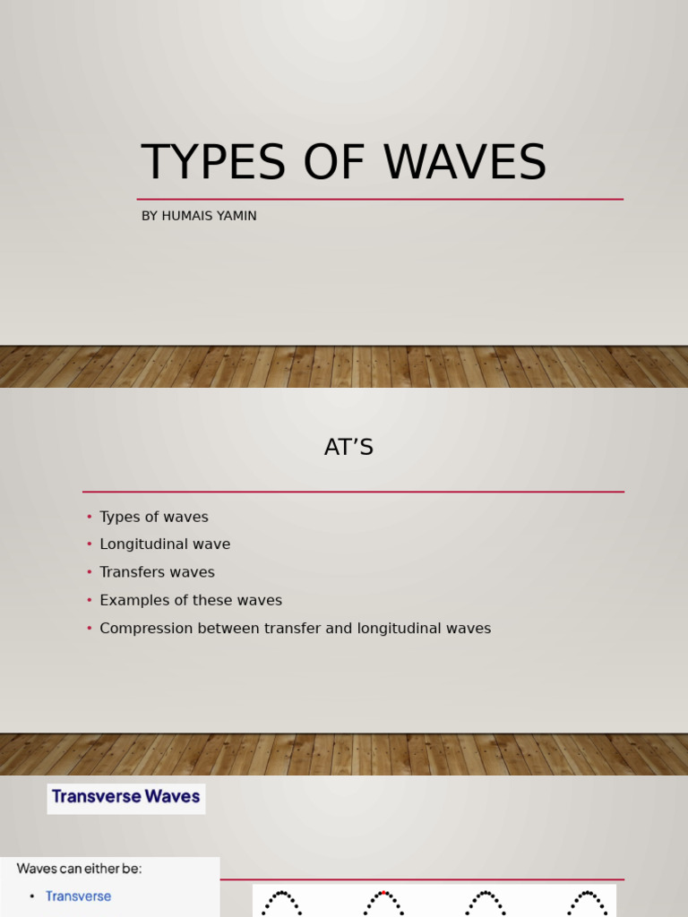 10 C Physics Lec 3 Types of Waves | PDF