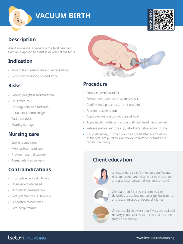 Nursing CS Vacuum Birth 02 | PDF | Fetus | Childbirth