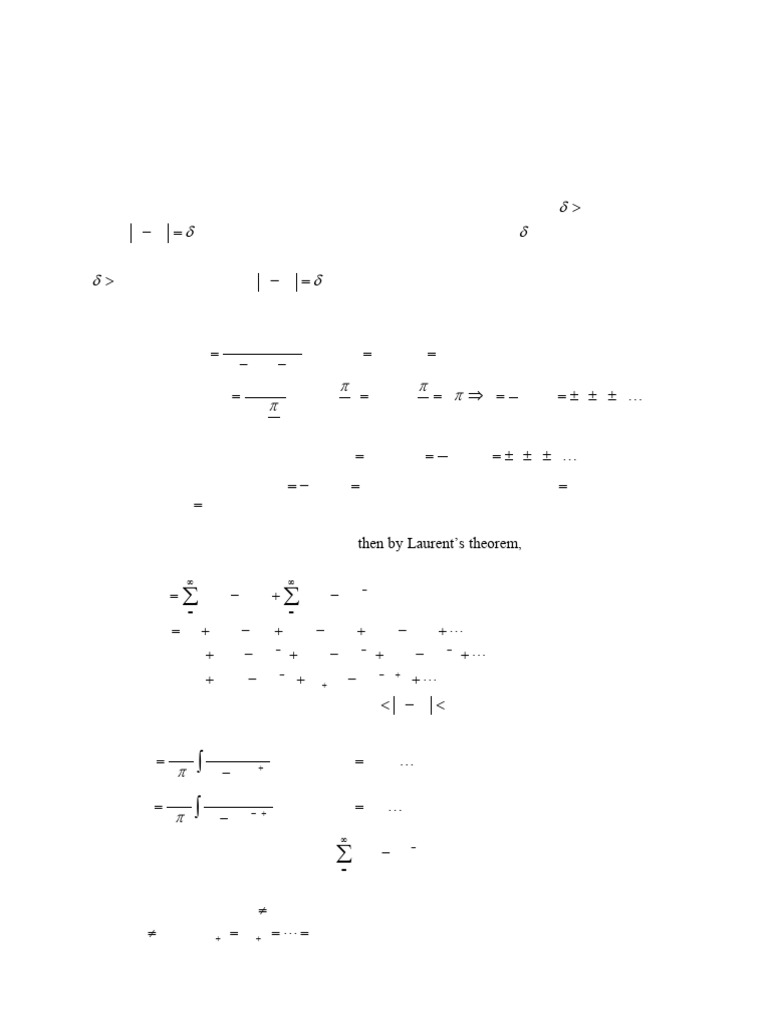 Chapter VI - Complex - Residues and Poles | PDF | Analytic Function | Mathematical Concepts