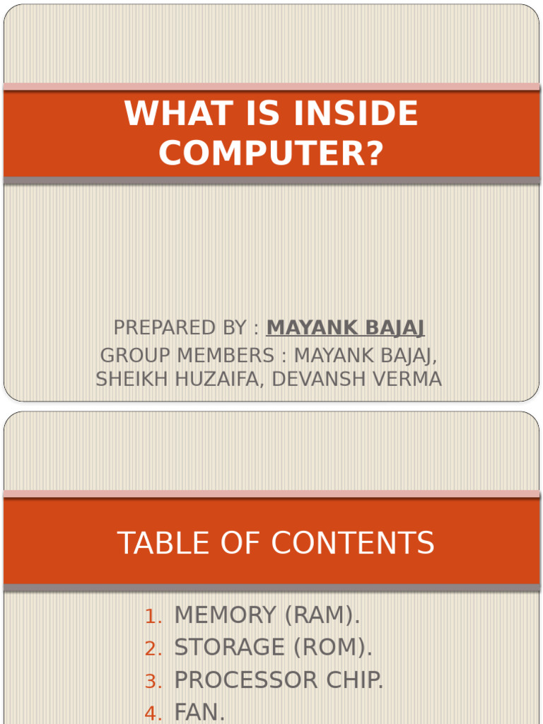 Components of a Computer System | PDF