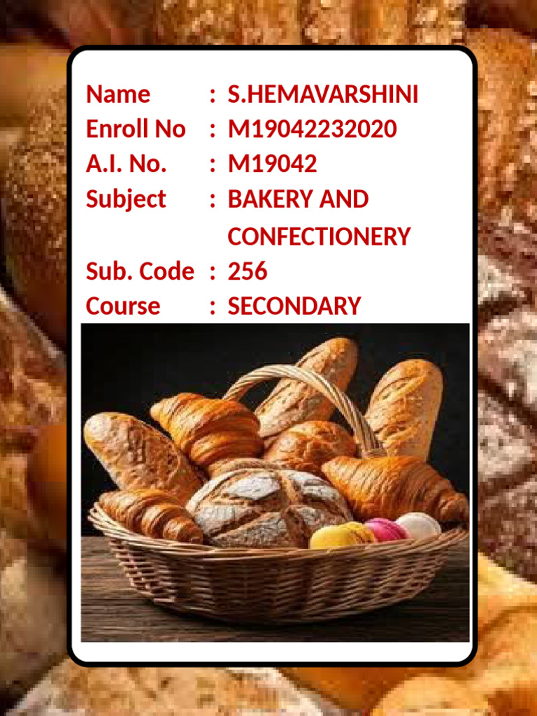 Bakery | PDF