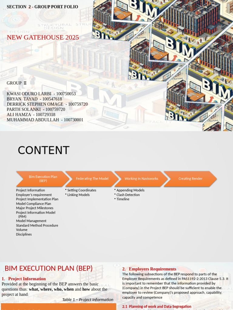 Bim Integrated Group 2 | PDF | Building Information Modeling | Engineering