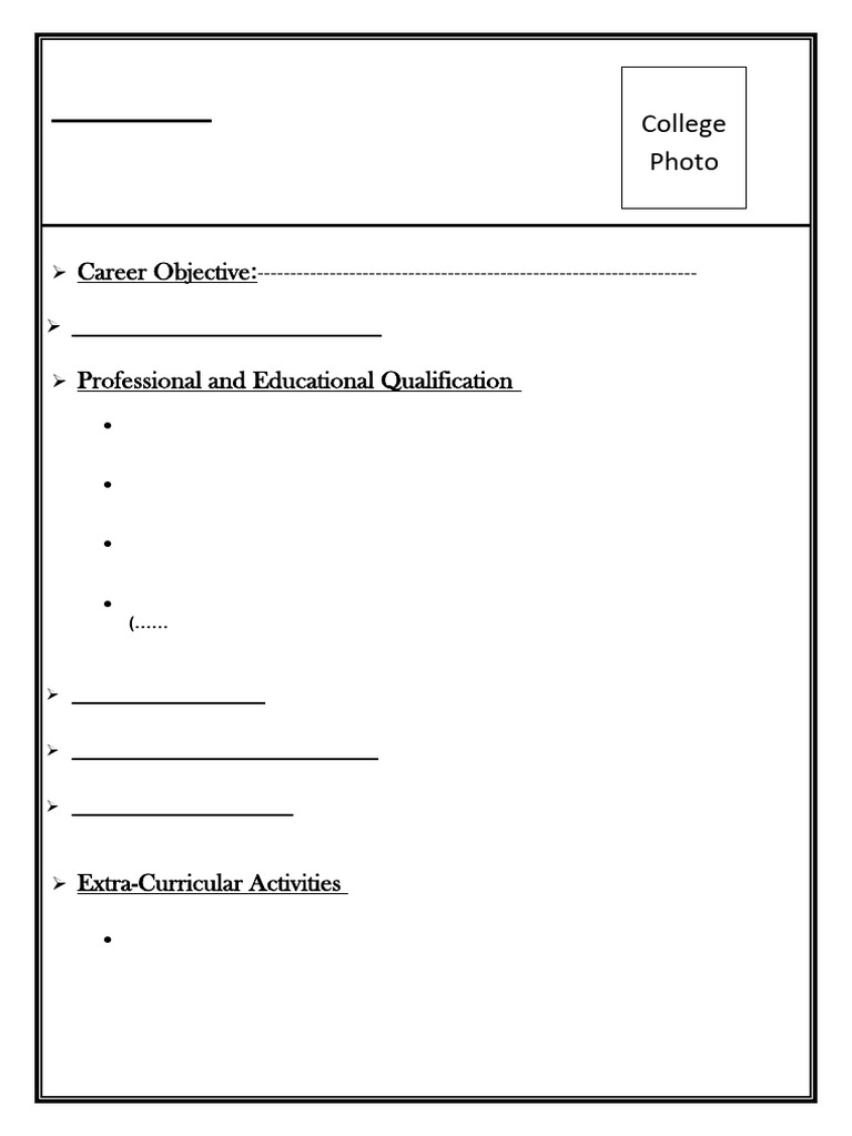 Resume Template for MBA Candidates | PDF