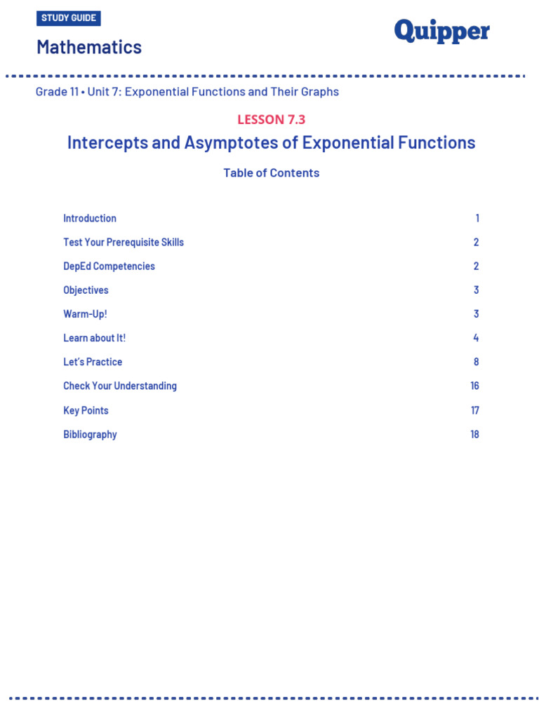 7.3. In.-7.3 Intercepts and Asymptotes of Exponential Functions-01 ...