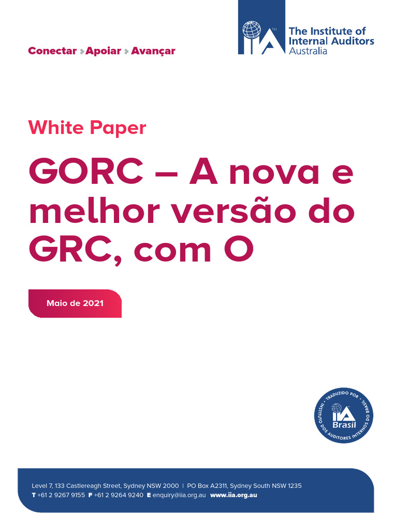 GORC - A Nova e Melhor Versão Do GRC, Com O | PDF | Governança ...