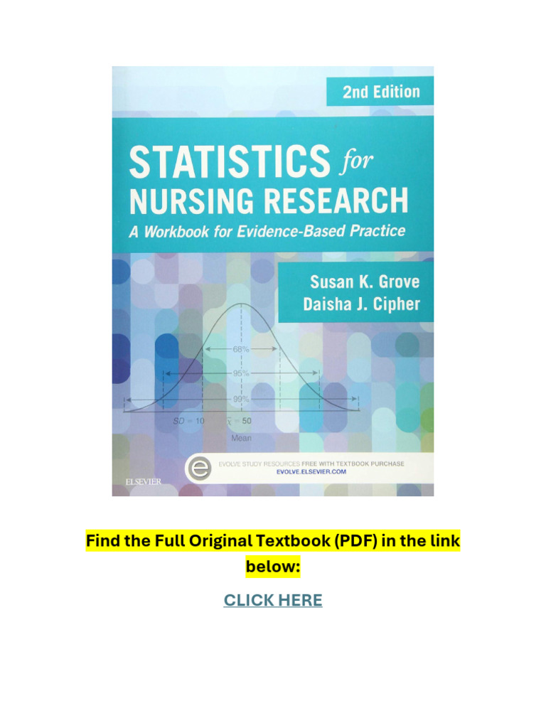 Statistics For Nursing Research A Workbook For Evidence-Based Practice ...