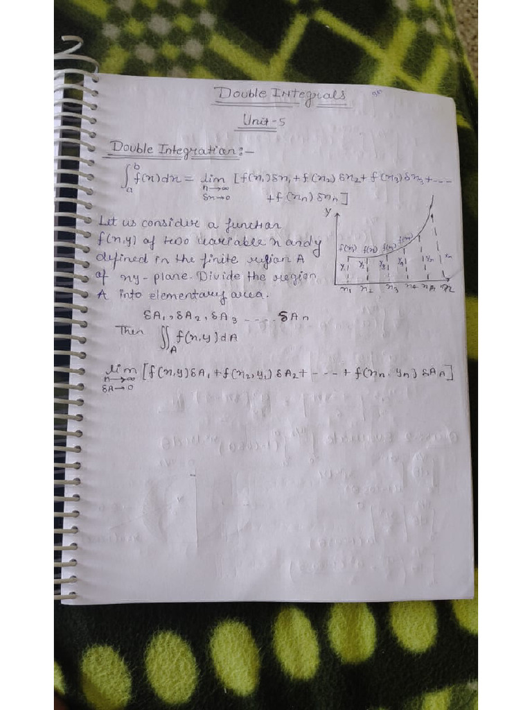 MATHS Unit 5 Multiple integral notes | PDF