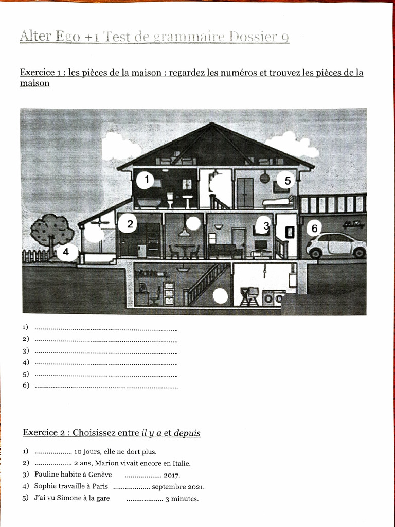 Test de grammaire : exercices pratiques | PDF
