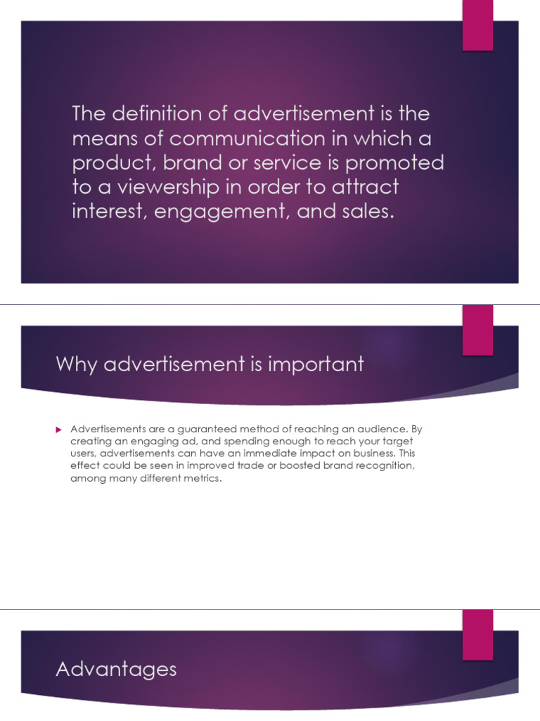 Presentation Advertisement | PDF