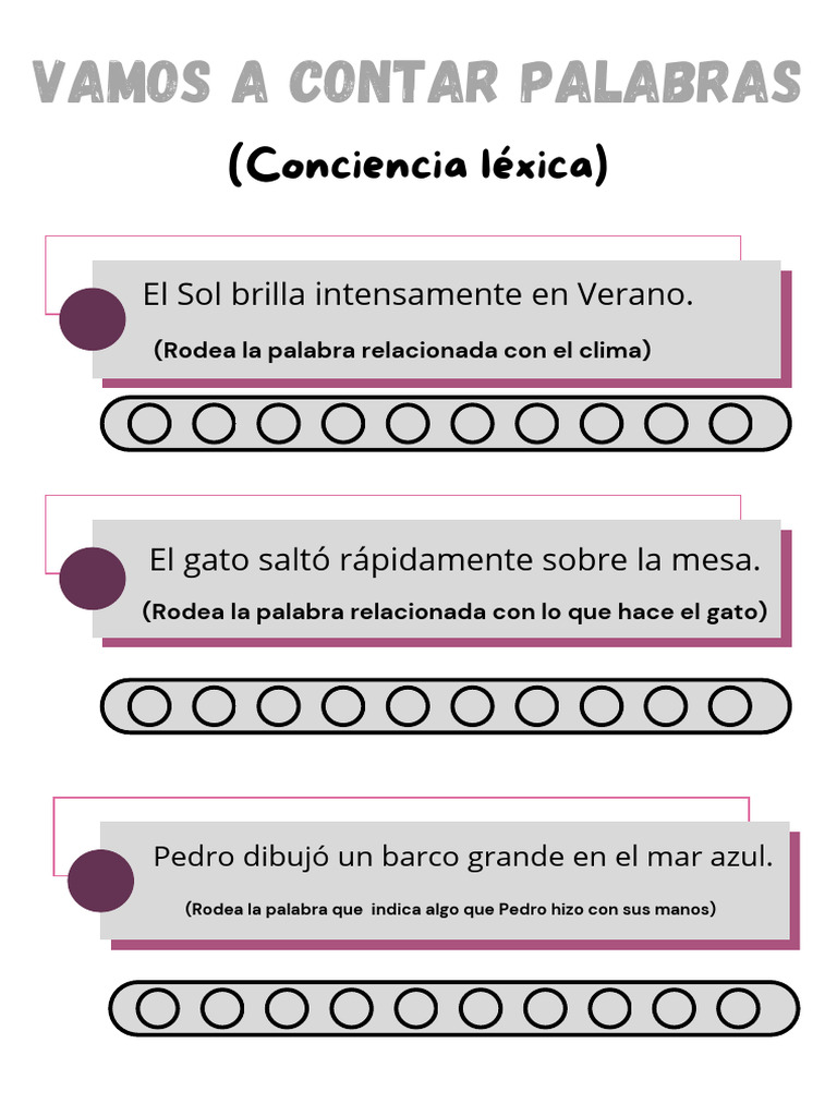 Vamos A Contar Palabras | PDF