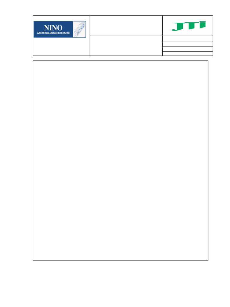 Method Statement For Plastering Works JTI - Copie | PDF | Plaster | Civil Engineering