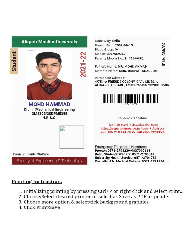 20DPME355 Mohd Hammad | PDF