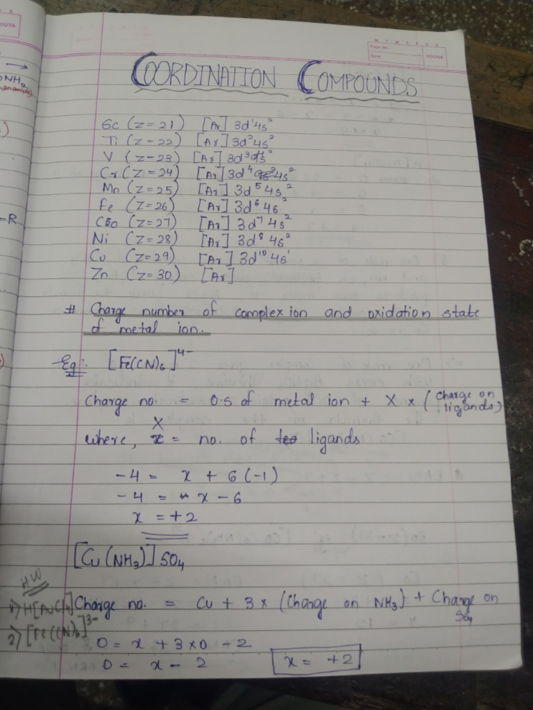 Cordination Compund | PDF