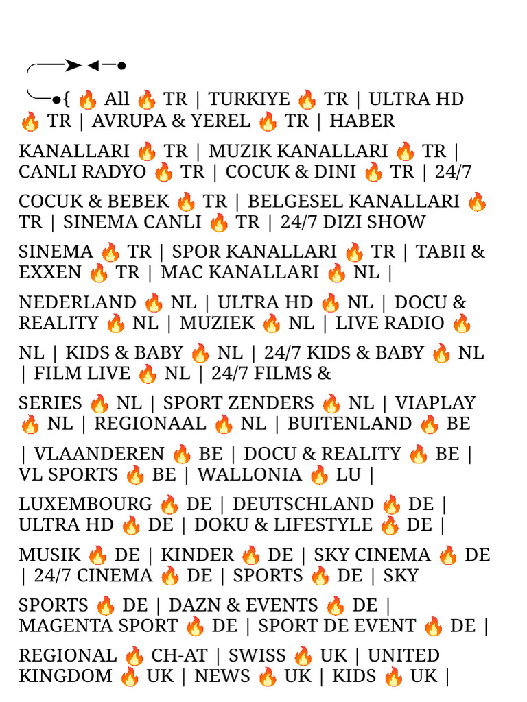 2025 Xtream and M3u Playlist | PDF | Arabian Peninsula