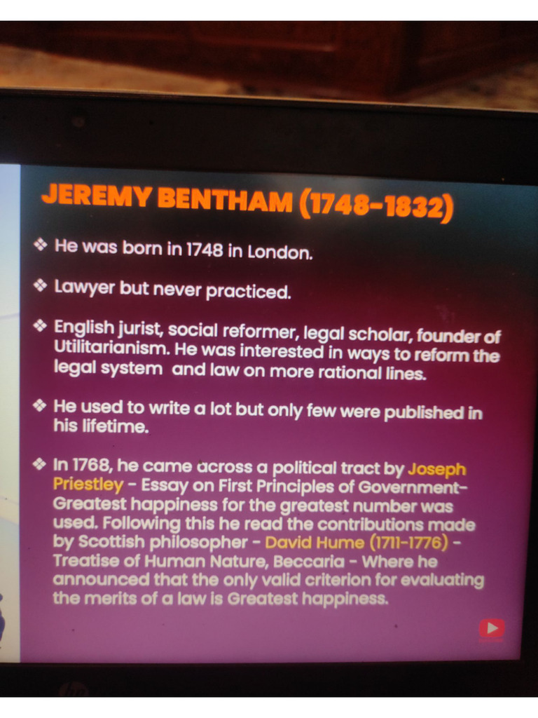 Jeremy Bentham | PDF