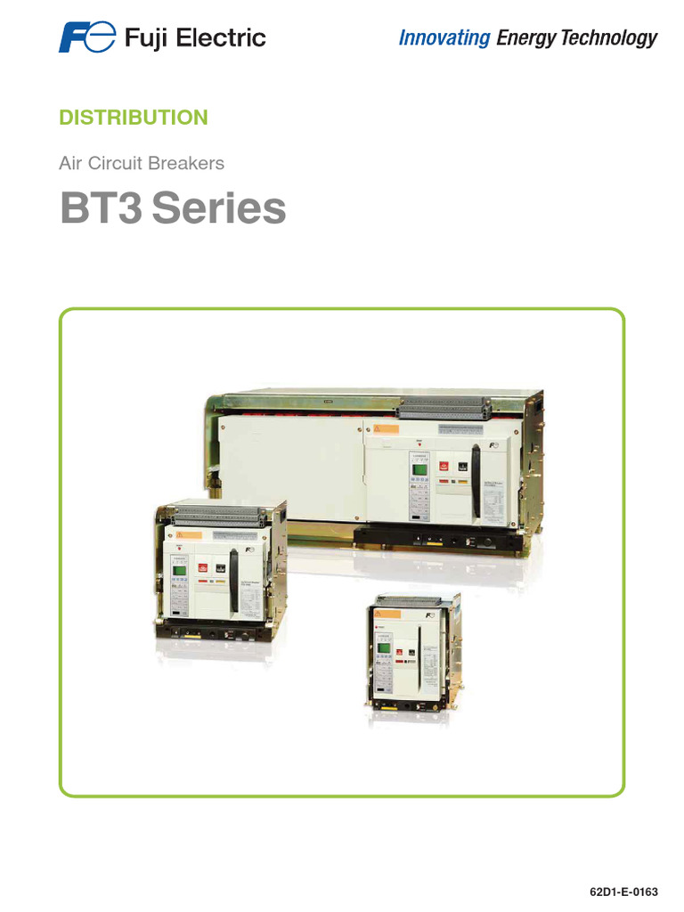 ACB - Fuji BT3 Series-1-75 | PDF | Power Electronics | Electrical ...