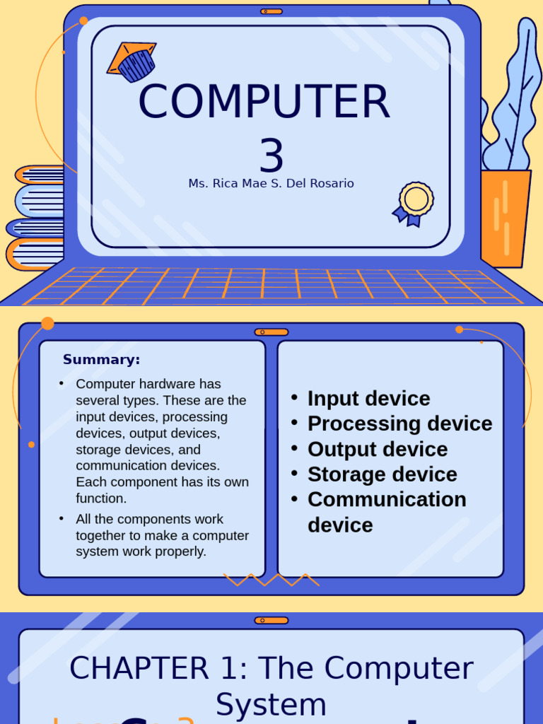 Lesson 3 Components of A Computer System | PDF | Computer Data Storage ...