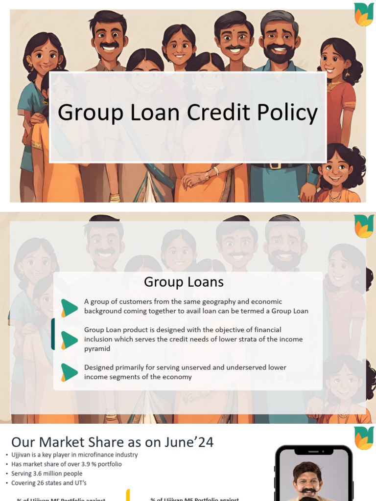 Group Loan Credit Policy Overview | PDF | Loans | Microfinance