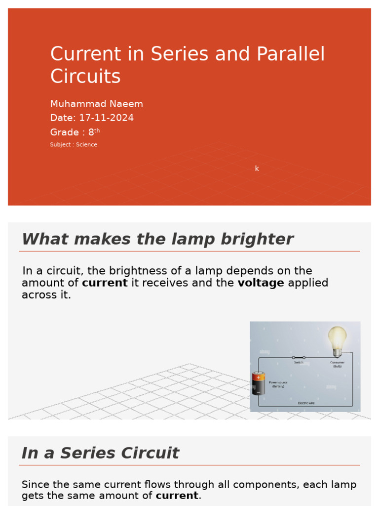 What Makes the Lamps Brighter | PDF | Voltage | Series And Parallel ...