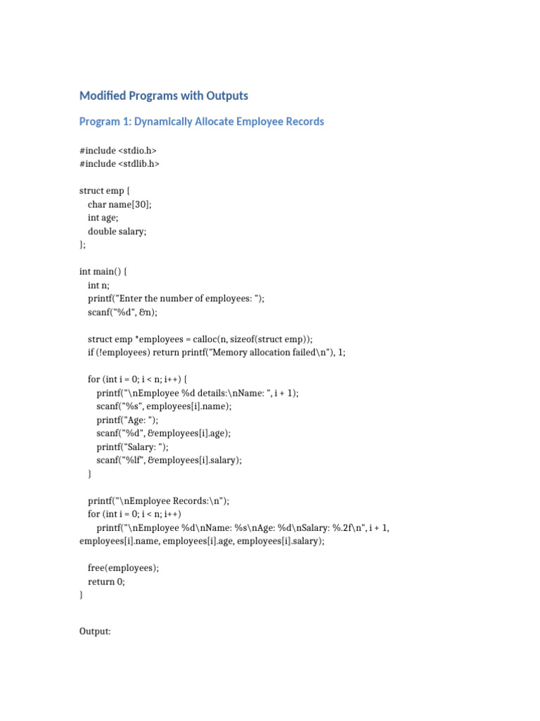 c Programs | PDF | Computer Engineering | Software Development c Programs | PDF | Computer Engineering | Software Development
