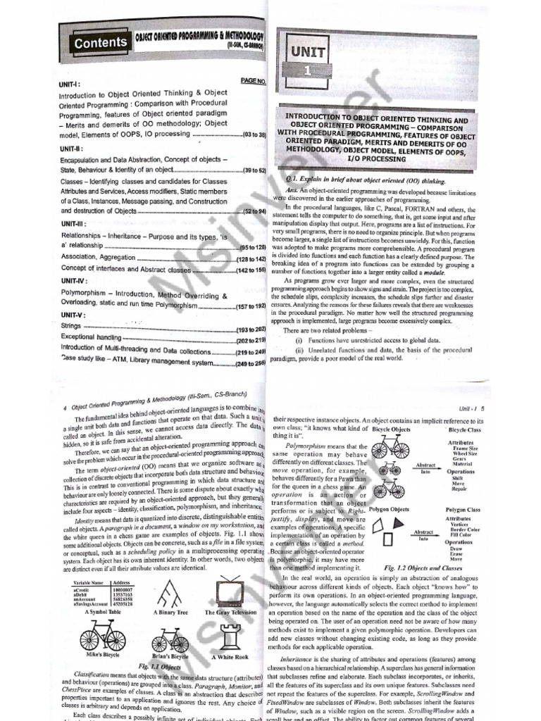 RGPV Shivani OOPM Full 5 Units Clear | PDF