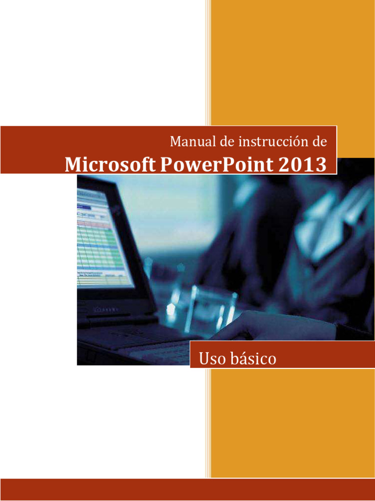 Manual de Microsoft Powerpoint 2013 | PDF | Microsoft PowerPoint | Botón (Computación)