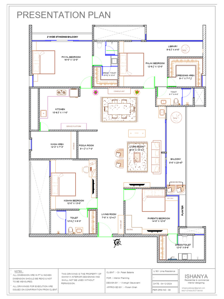 U-901 Uma Residence Presentation Plan | PDF | Home | Interior Design