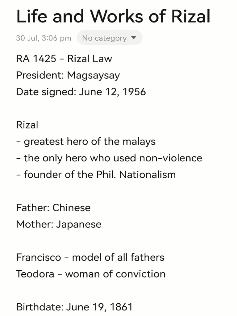 Rizal | PDF